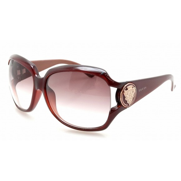 Gucci | Bags | Gucci Gradient Lens Sunglasses Red Brown | Poshmark